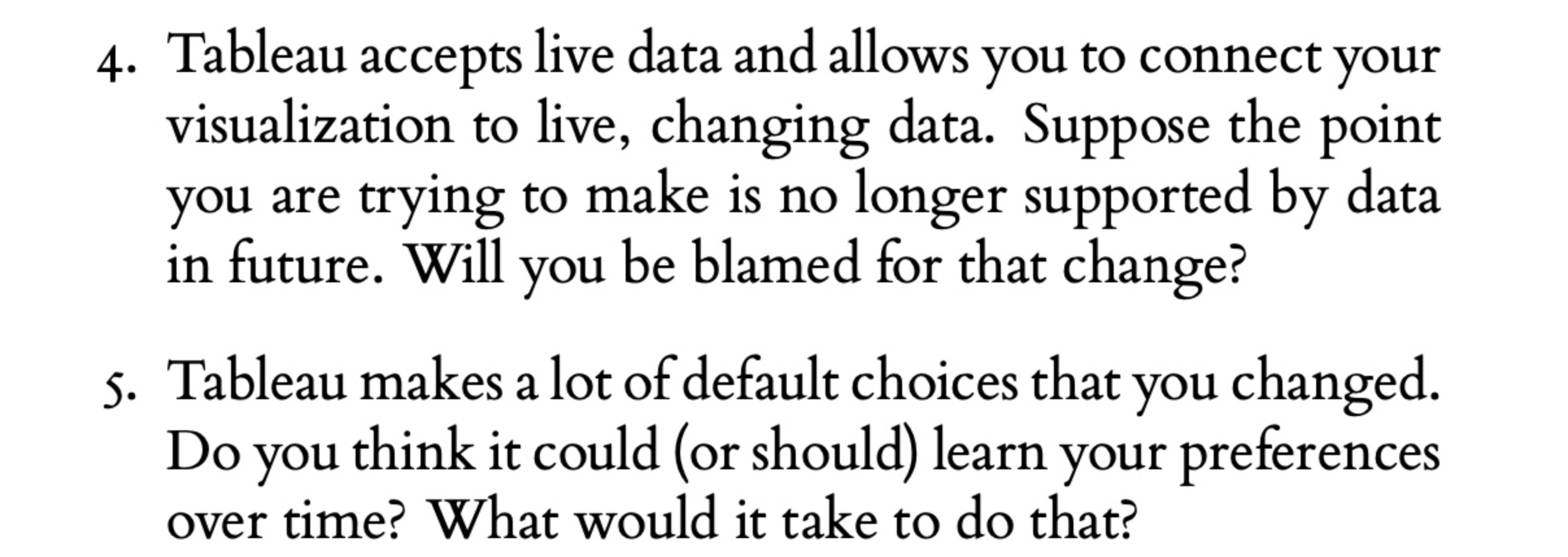 Solved Tableau accepts live data and allows you to connect | Chegg.com