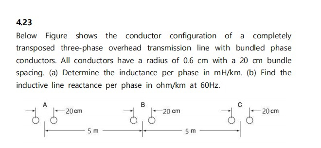 Solved 4.23 Below Figure shows the conductor configuration | Chegg.com