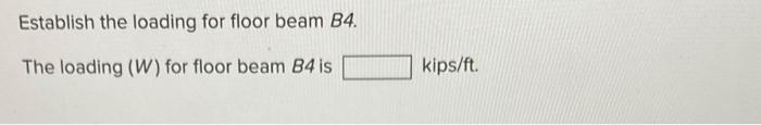 Solved The uniformly distributed live load on the floor plan | Chegg.com