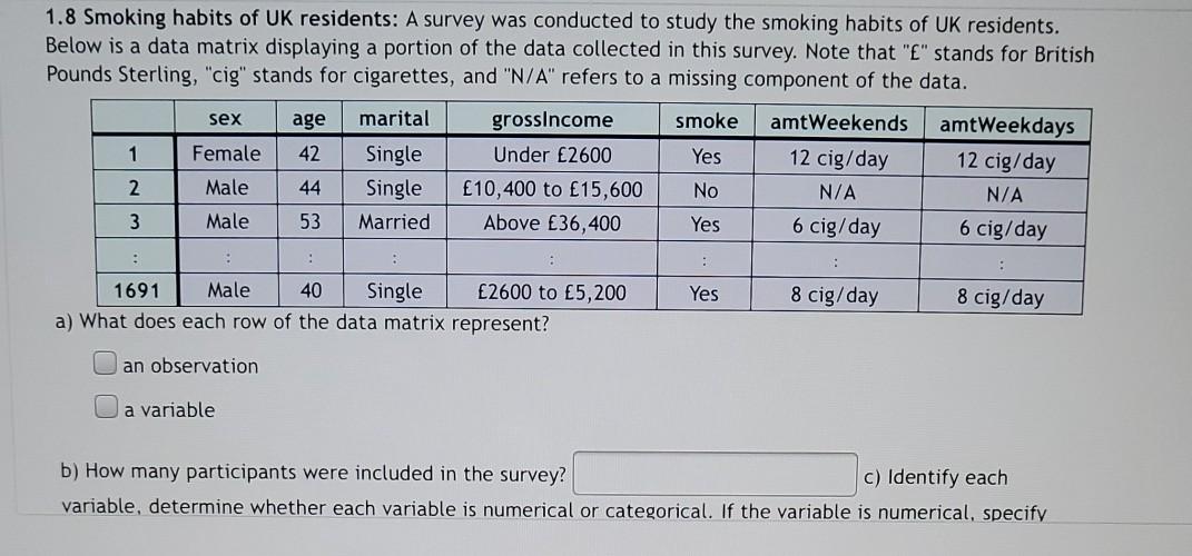 Solved Determine whether the value is a parameter or | Chegg.com