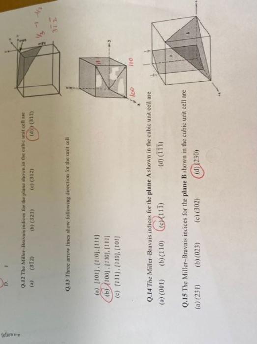 Solved Please tell me why in Q 12 the y, z -1 and -2 instead | Chegg.com