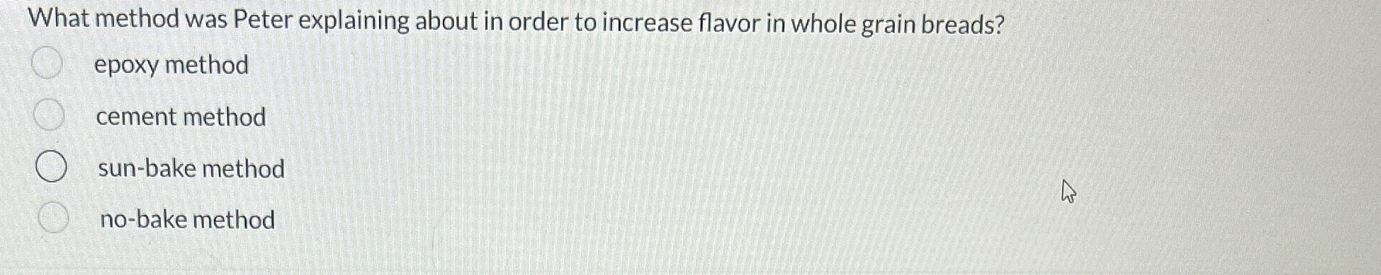 Solved What method was Peter explaining about in order to | Chegg.com
