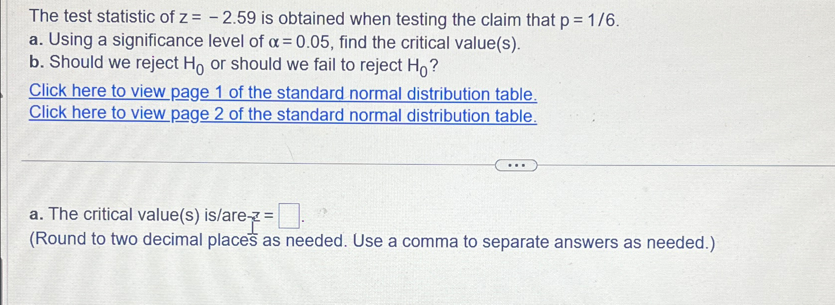 Solved a. ﻿Using a significance level of α=0.05, ﻿find the | Chegg.com