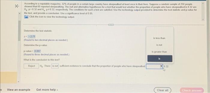 Solved According to a reputable magazine, 32W of people in a | Chegg.com