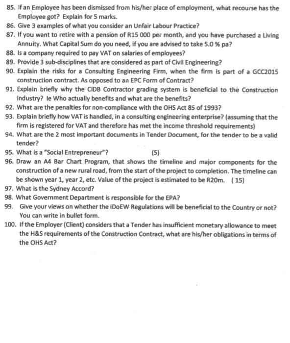 explain the following questions | Chegg.com