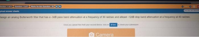 Solved 103 G2 Cree COD pload new shots Design an analog | Chegg.com