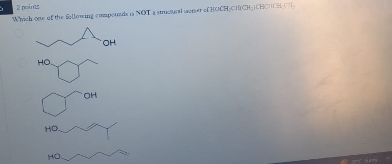 2 pointsWhich one of the following compounds is NOT | Chegg.com 2 pointsWhich one of the following compounds is NOT | Chegg.com