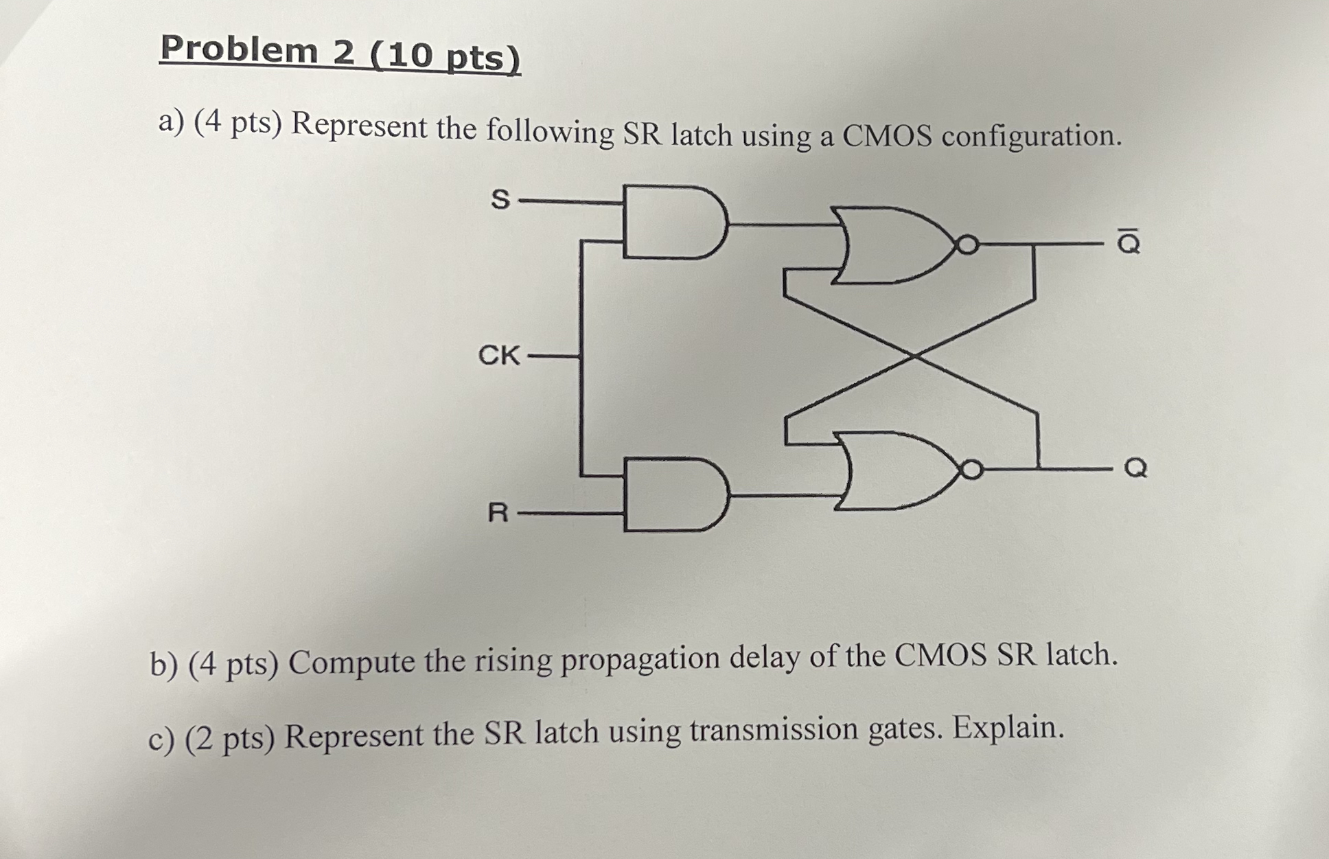 Solved Problem 2 (10 ﻿pts)a) (4 ﻿pts) ﻿Represent the | Chegg.com