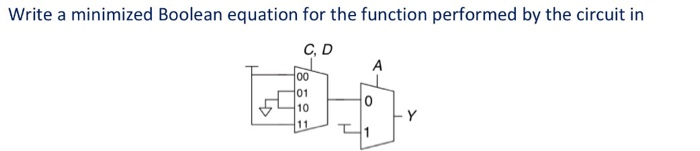 Solved Write A Minimized Boolean Equation For The Function 8931