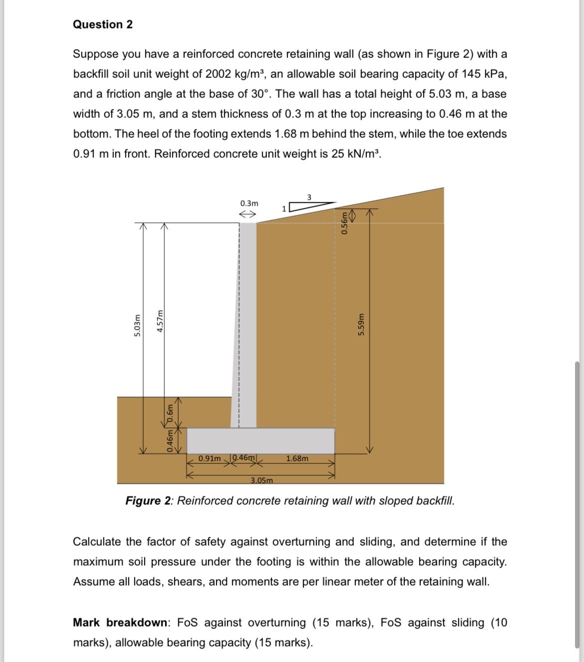 Solved Question 2Suppose you have a reinforced concrete | Chegg.com