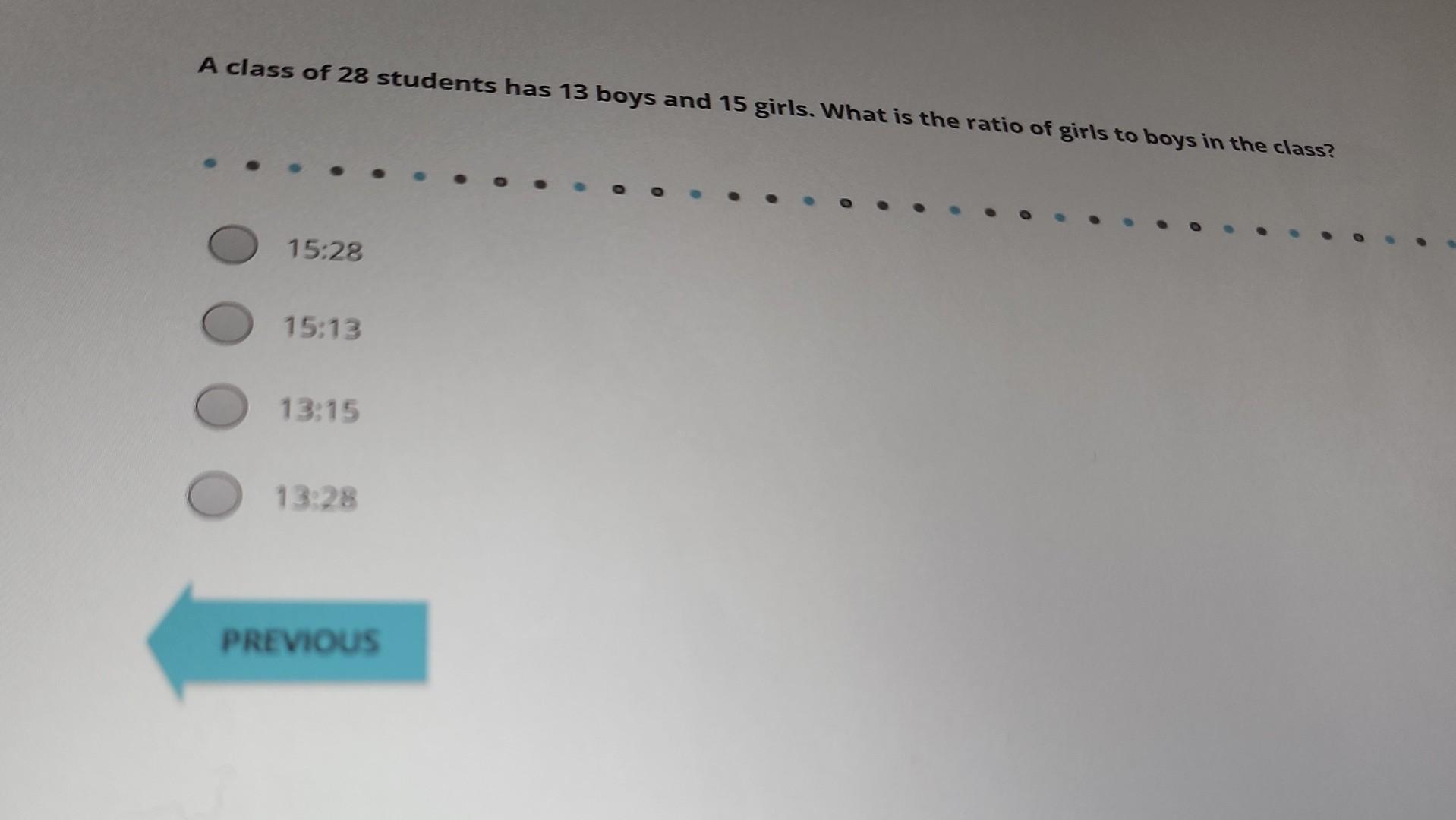 Solved A class of 28 students has 13 boys and 15 girls. What | Chegg.com