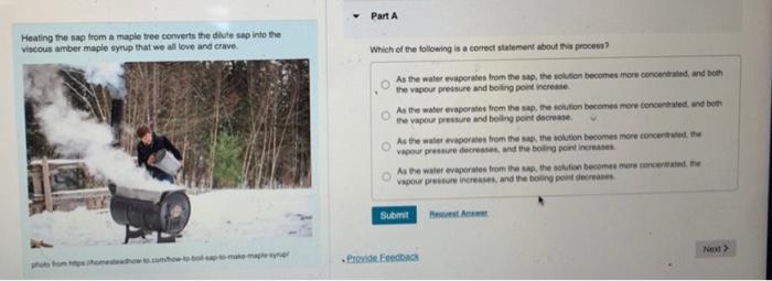 Solved Heating the sap trom a maple tree converts the divile | Chegg.com
