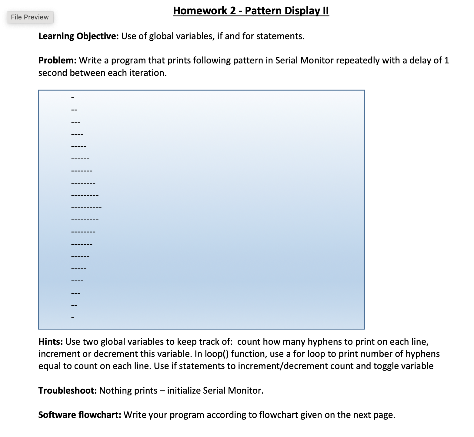 Solved Hints: Use two global variables to keep track of: | Chegg.com