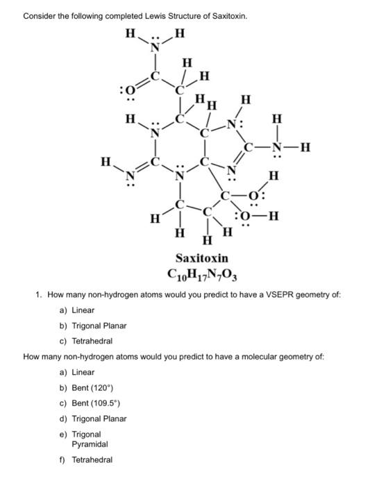 Solved Consider the following completed Lewis Structure of | Chegg.com