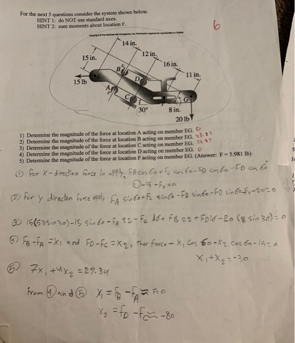 Solved For the next 5 questions consider the system shown | Chegg.com