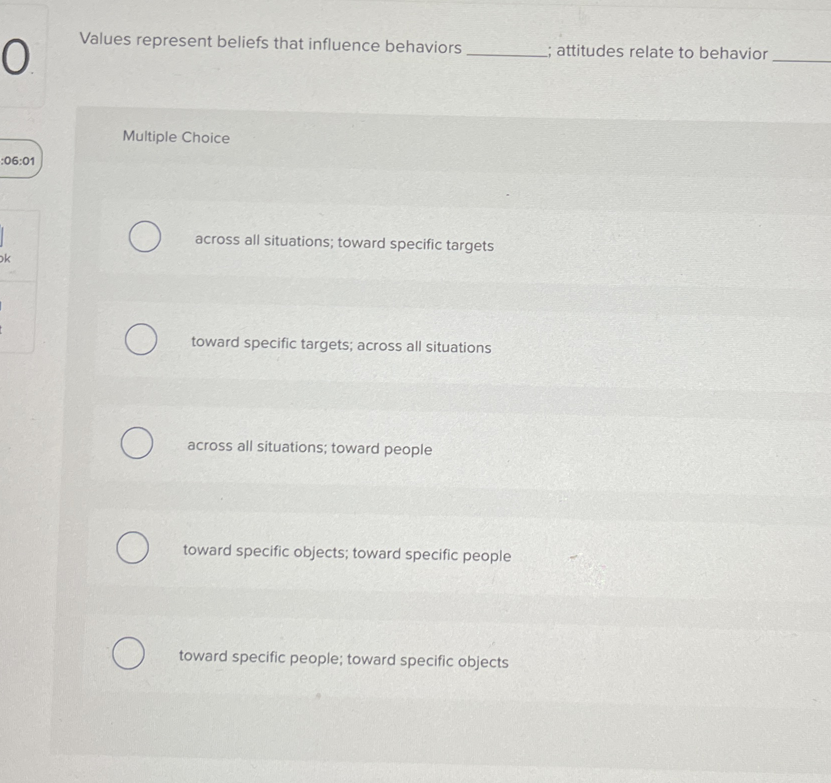 Values represent beliefs that influence behaviors | Chegg.com