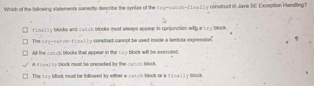 Solved Which of the following statements correctly describe | Chegg.com