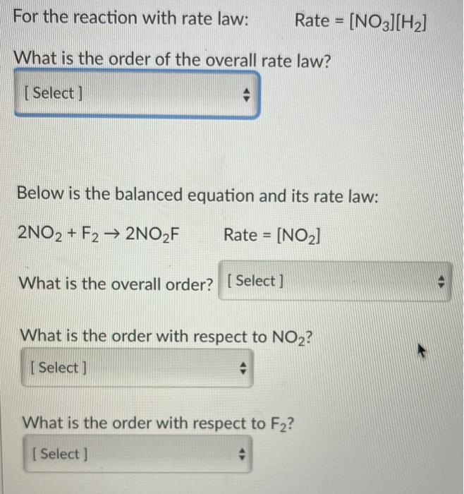Solved For the reaction with the rate law: Rate =[CO2]2[ | Chegg.com