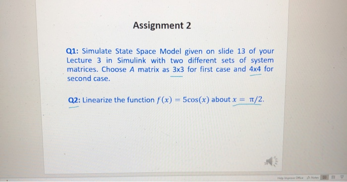Linearization : Example Let Us Proceed Now To