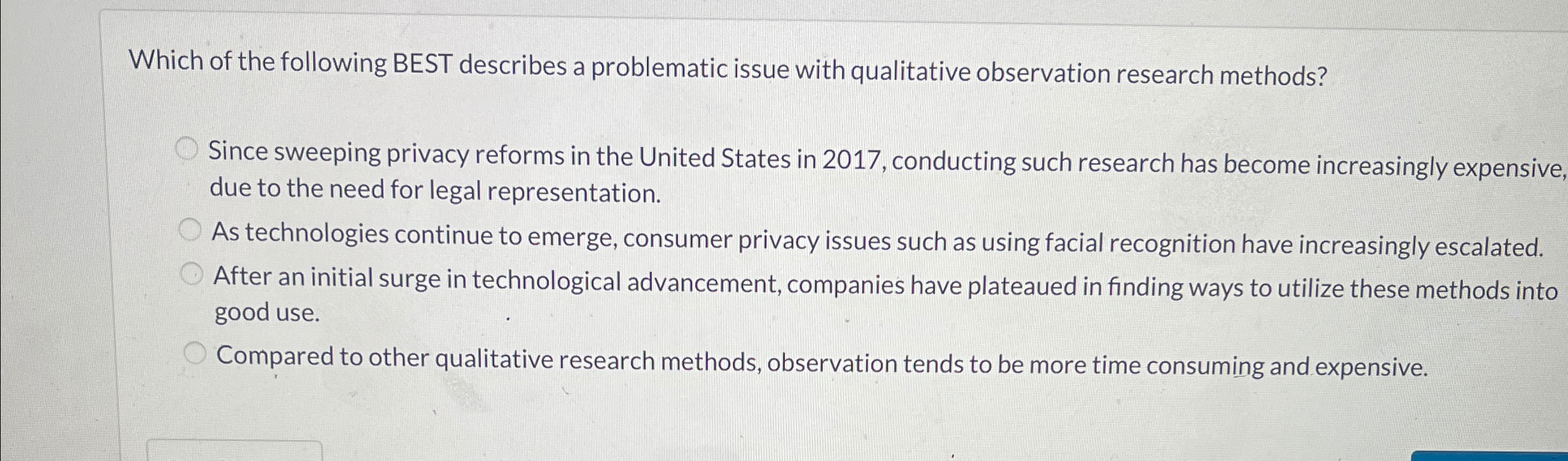 Solved Which of the following BEST describes a problematic | Chegg.com