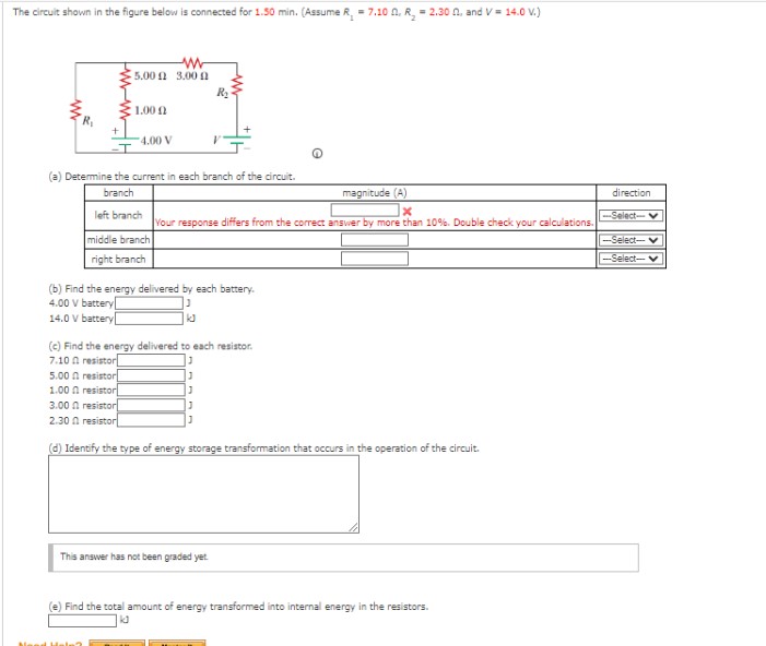Solved The circuit shown in the figure below is connected | Chegg.com