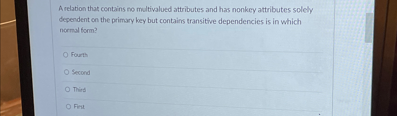Solved A Relation That Contains No Multivalued Attributes 6704