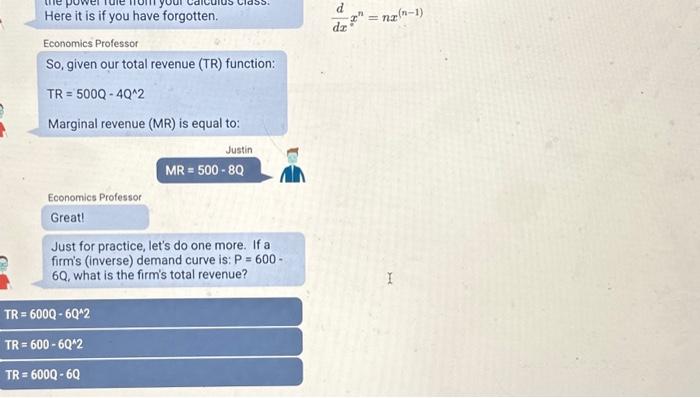 Solved Here it is if you have forgotten. dx2d=nx(n−1) | Chegg.com