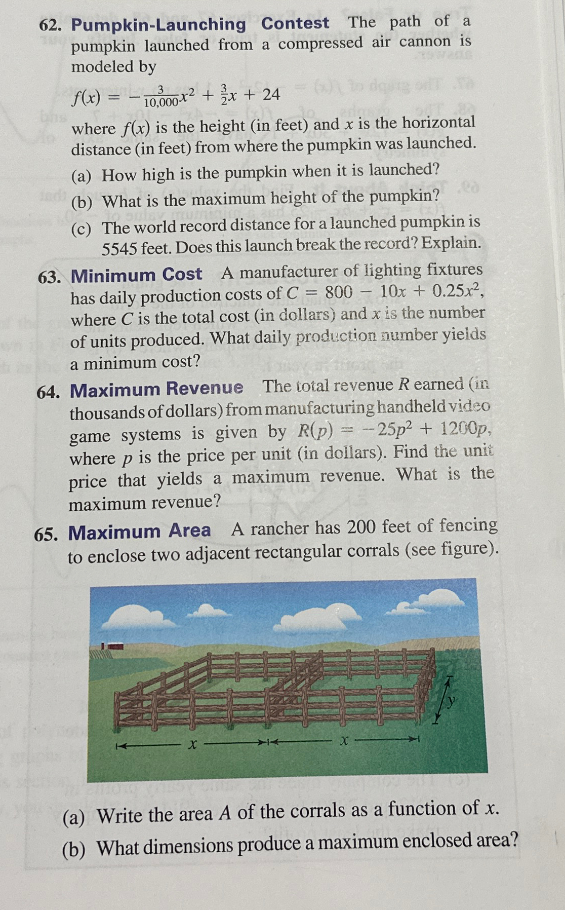 Solved Pumpkin-Launching Contest The path of a pumpkin | Chegg.com