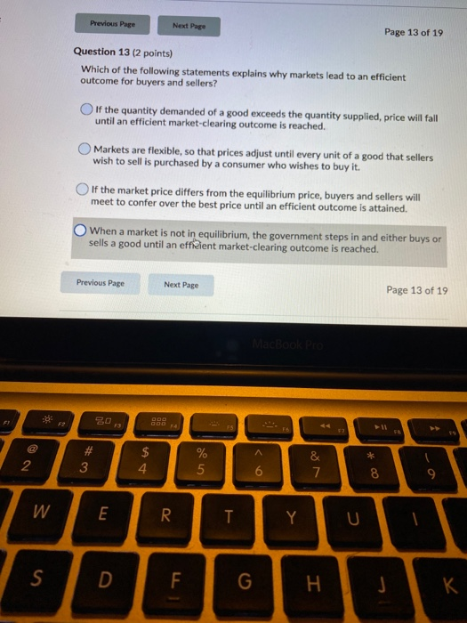 Solved Previous Page Next Page Page 13 of 19 Question 13 (2 | Chegg.com