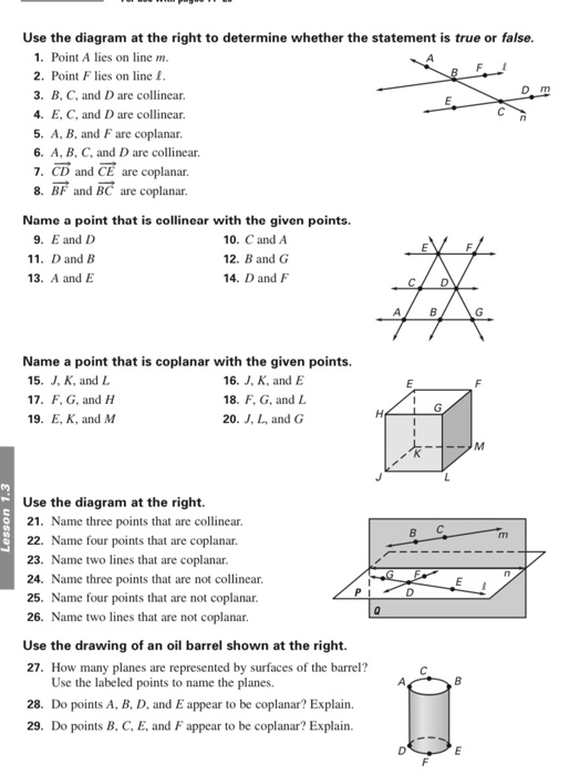Solved D Use the diagram at the right to determine whether | Chegg.com
