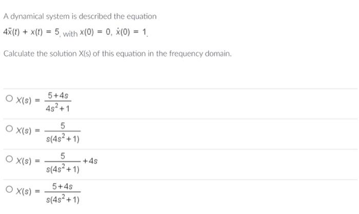 Solved A dynamical system is described the equation | Chegg.com