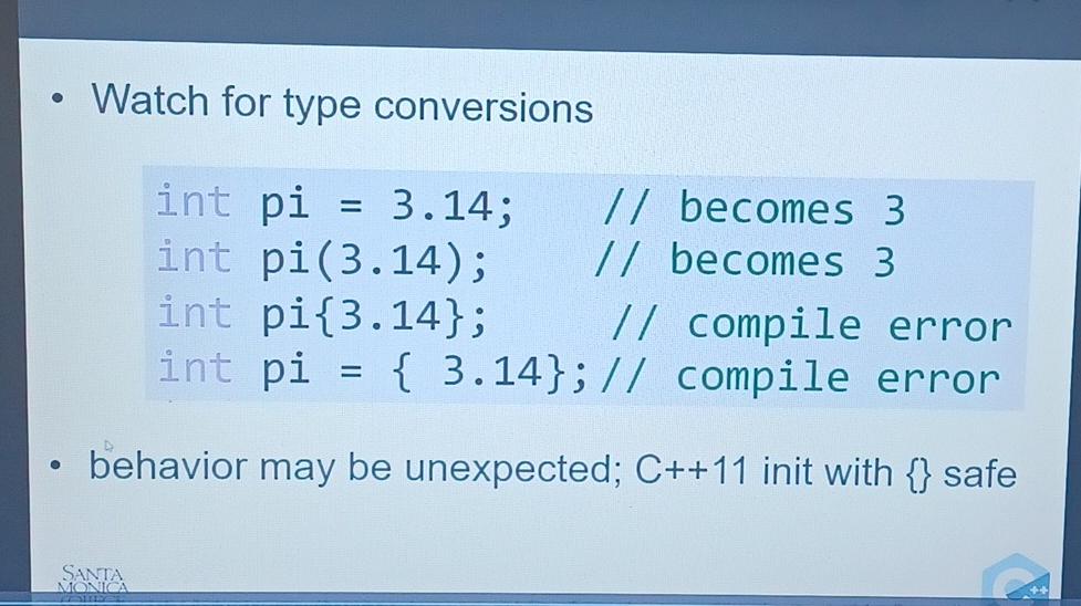 Solved al ways to declare and initialize variables: = int | Chegg.com