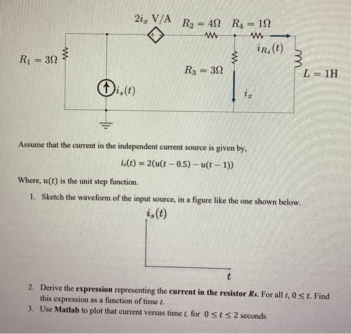 Solved Assume that the current in the independent current | Chegg.com