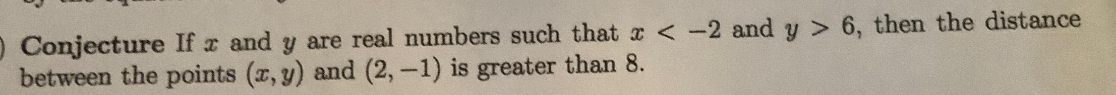Solved Conjecture If x ﻿and y ﻿are real numbers such that | Chegg.com