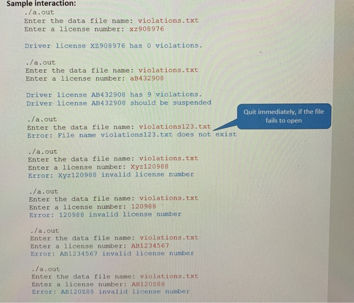 Solved A police department has a file of driver license | Chegg.com