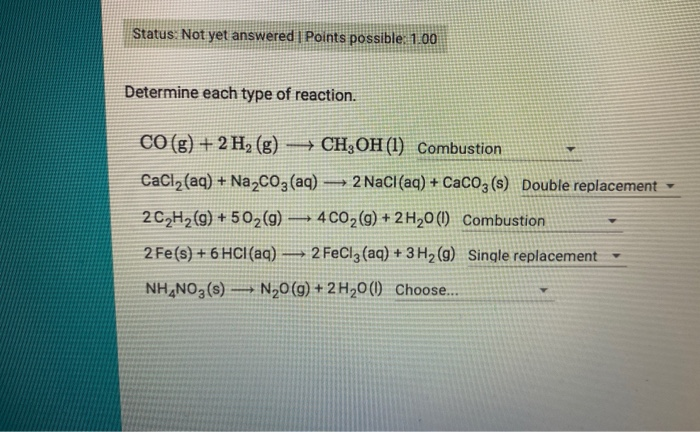 Solved Status. Not yet answered | Points possible1.00 | Chegg.com