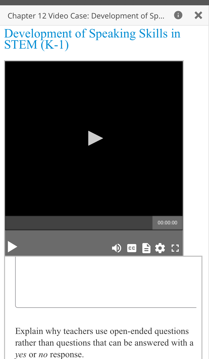 Solved Chapter 12 ﻿Video Case: Development of | Chegg.com
