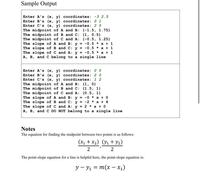 Solved Instructions Write a CH+ program named midpoint.cpp | Chegg.com