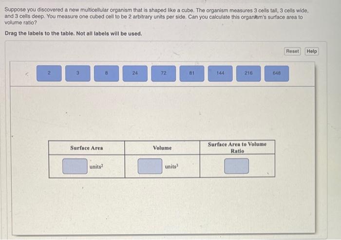 Solved Suppose you discovered a new multicellular organism | Chegg.com