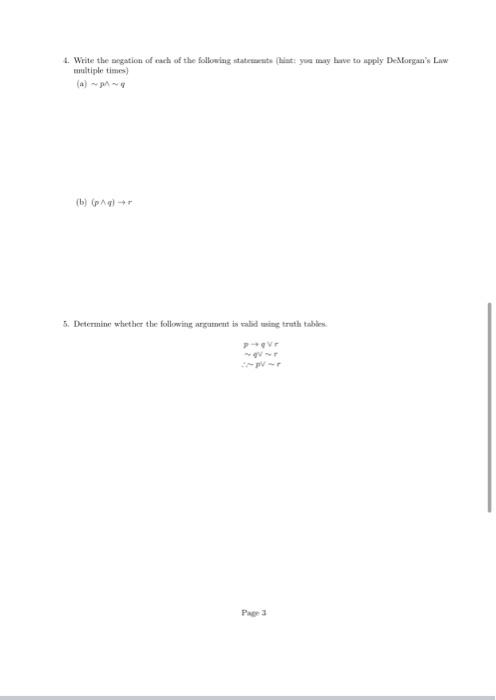 Solved 4. Write the argation of earh of the folloming | Chegg.com