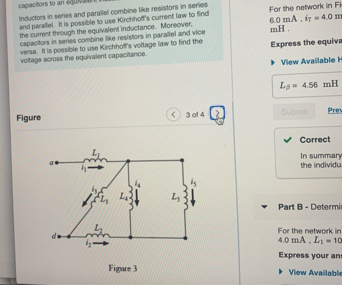Solved Series-Parallel Combinations of Inductance and | Chegg.com