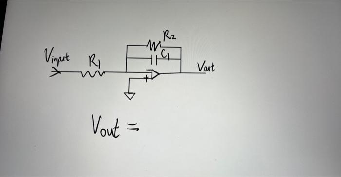 Solved do u know how to solve the output voltage. | Chegg.com