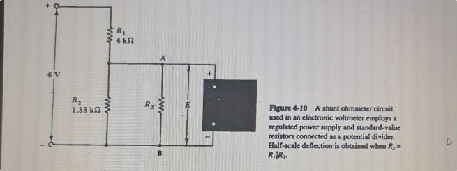 Solved 4-10 The noninverting amplifier voltmeter circuit in | Chegg.com