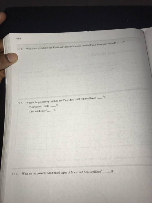 40-5 LAB REPORT 40 Genetics and Heredity Name Date | Chegg.com