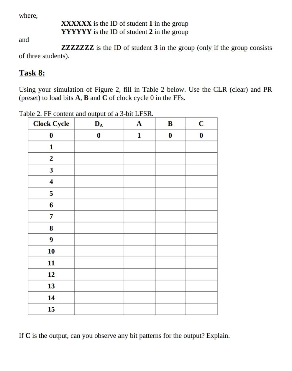 Solved Experiment 4: Shift Registers Objective: In this | Chegg.com