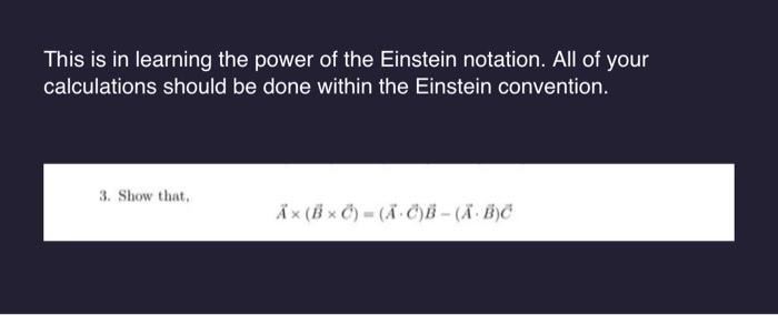 Solved This is in learning the power of the Einstein | Chegg.com