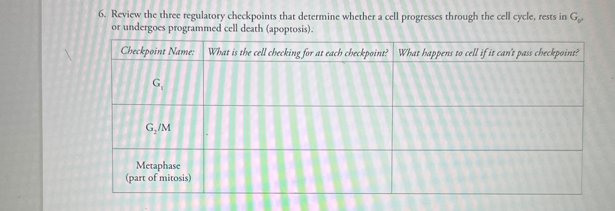 Solved Review the three regulatory checkpoints that | Chegg.com