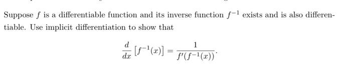 Solved Suppose f is a differentiable function and its | Chegg.com