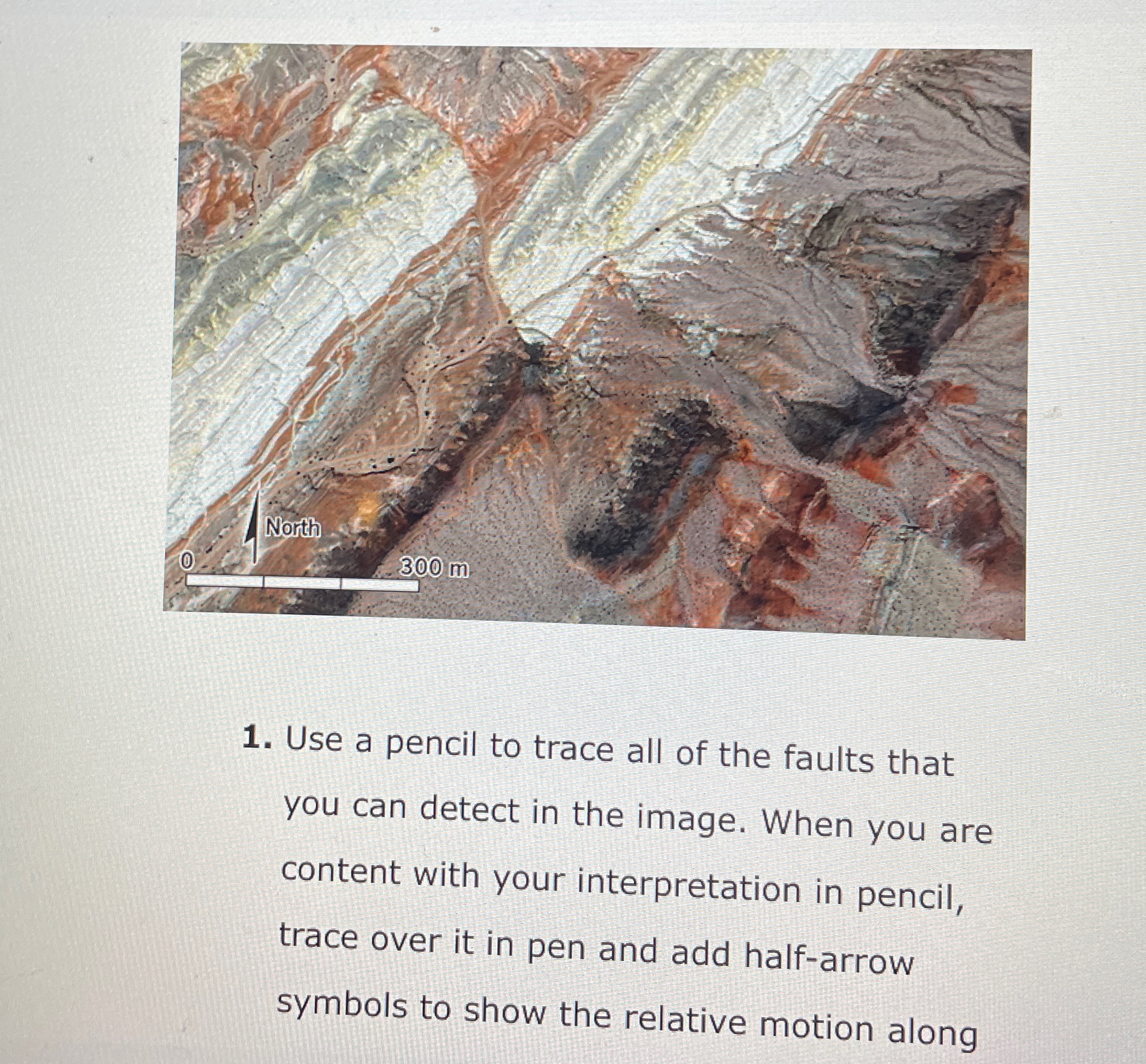 Solved Use a pencil to trace all of the faults that you can | Chegg.com