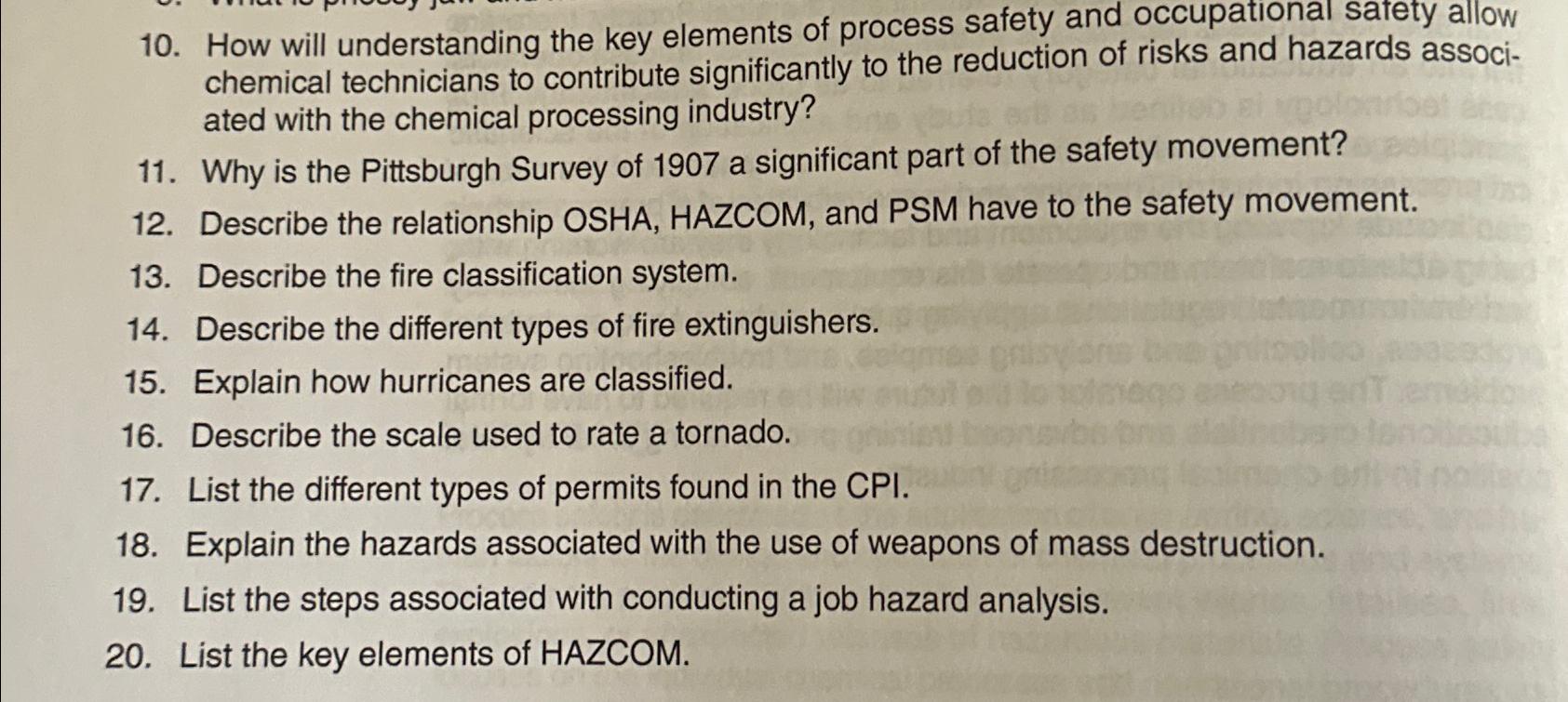 Solved How will understanding the key elements of process | Chegg.com
